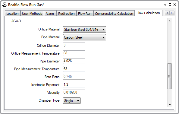 SCADAPack Modbus Realflo Driver Guide - AGA-3 General Properties (Configuring a SCADAPack Modbus ...